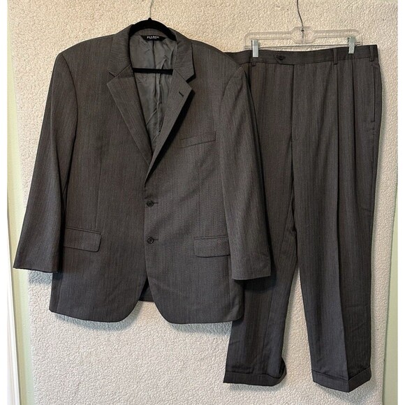 Jos. A. Bank | Suits & Blazers | Jos A Bank Suit Mens Check Black 0 ...